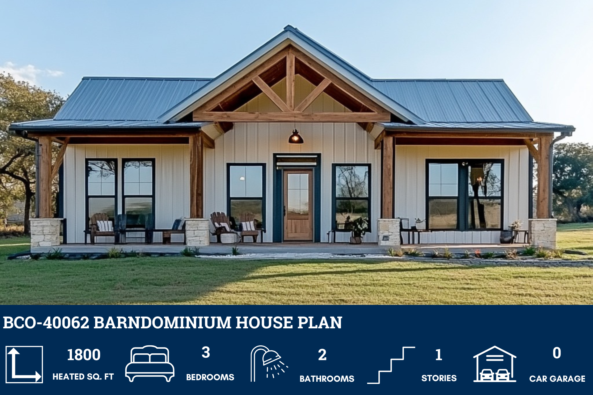 BCO-40062 Barndominium House Plan – Barndominium Plans