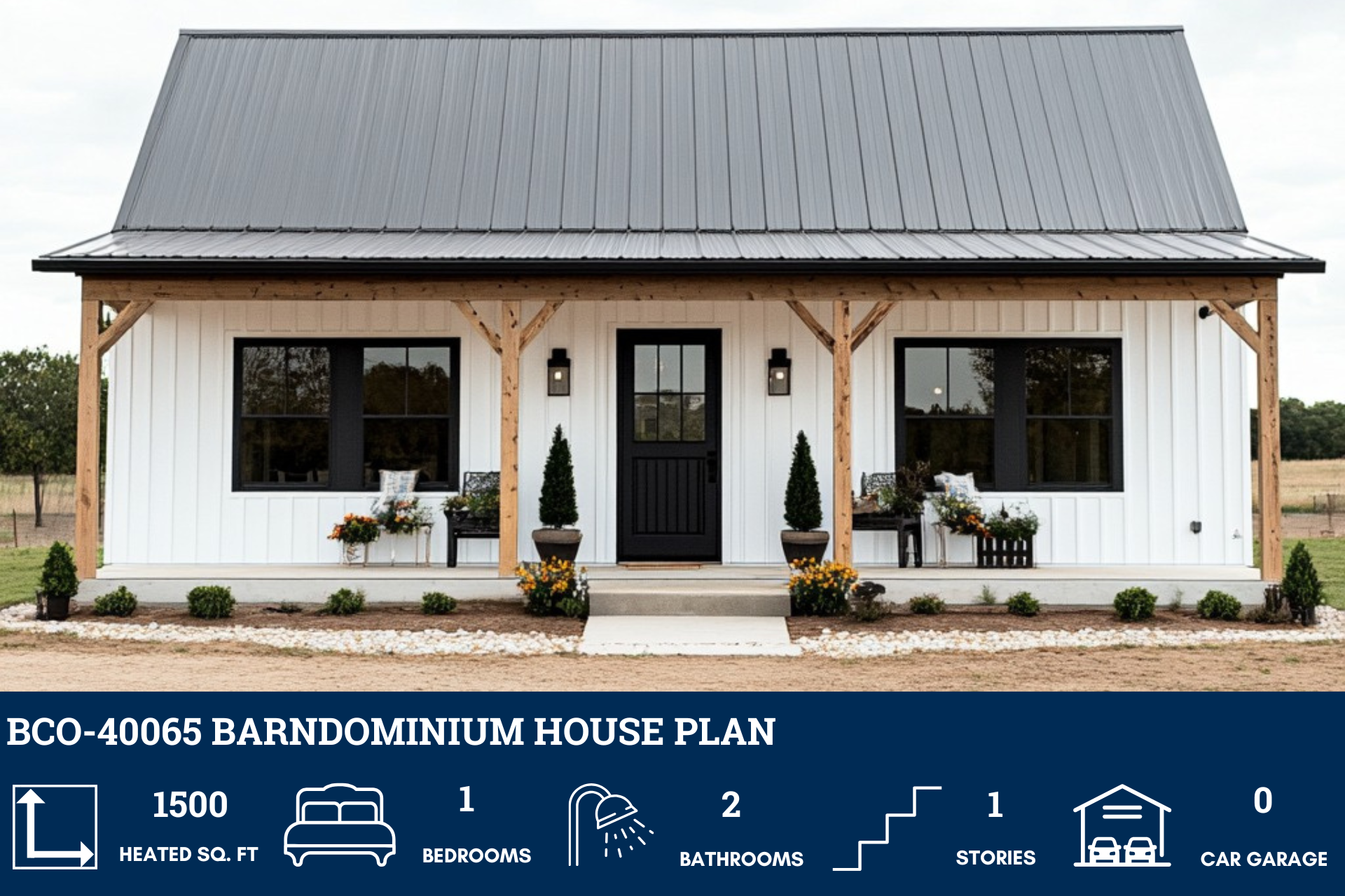 BCO-40065 Barndominium House Plan – Barndominium Plans