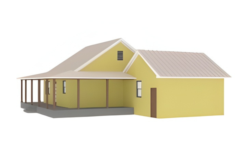 BCO-40085 Leonard Barndominium House Plan – Barndominium Plans
