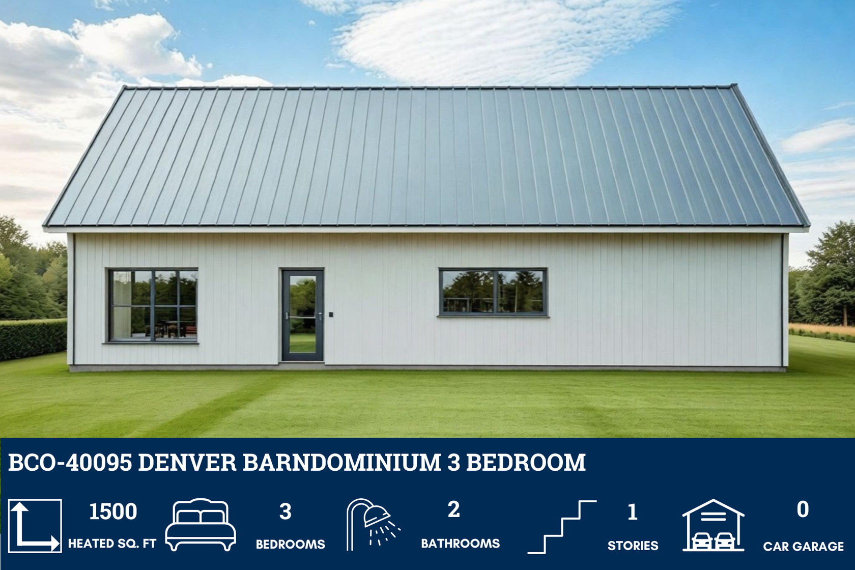 BCO-40095 Denver Barndominium House Plan – Barndominium Plans