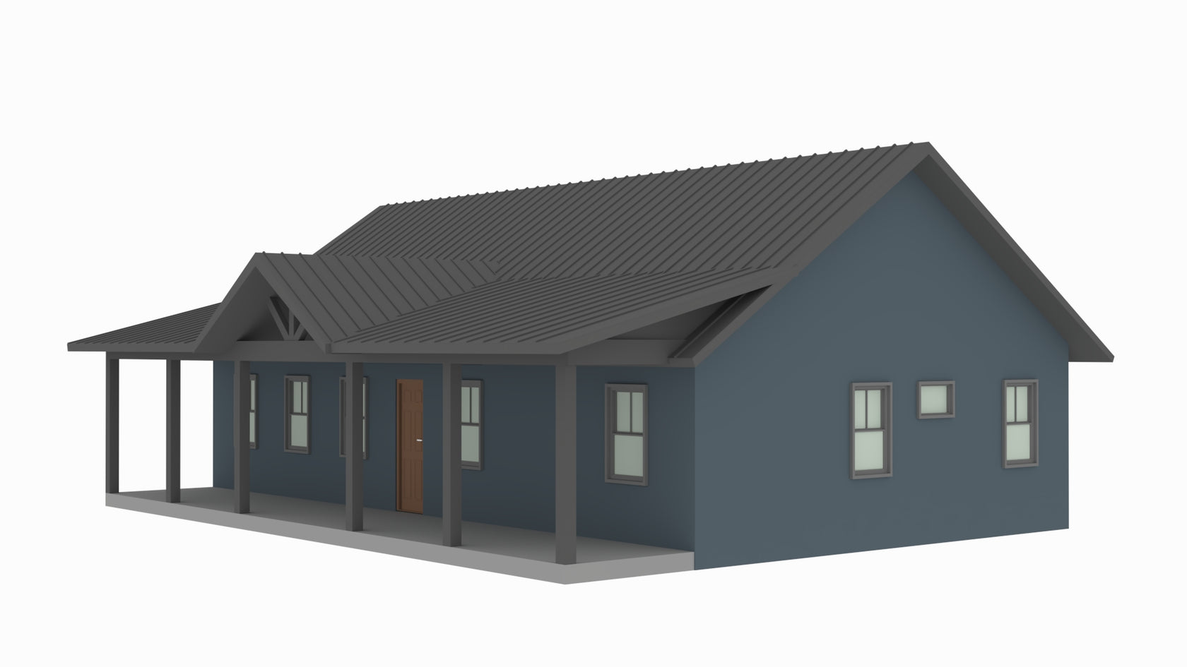 BCO-40142 Jonah Barndominium House Plan – Barndominium Plans