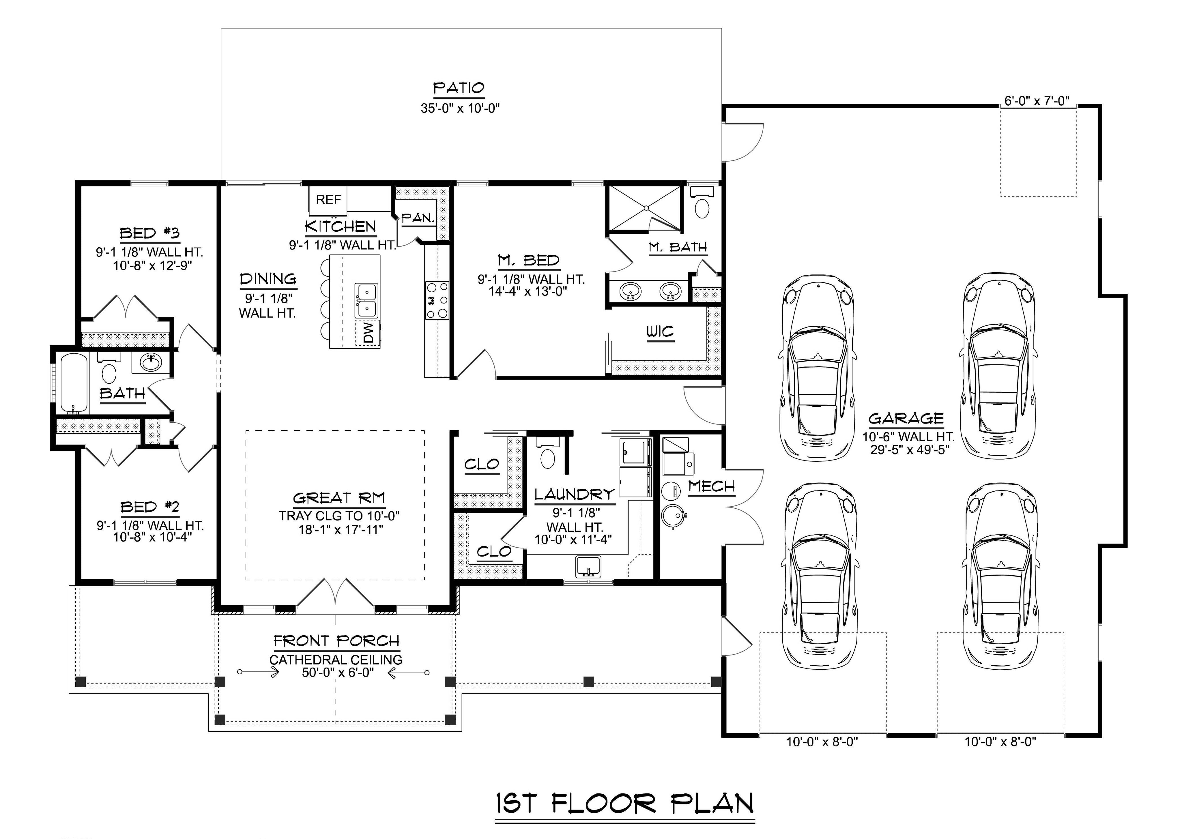 BG-20018 Landon Barndominium House Plan – Barndominium Plans