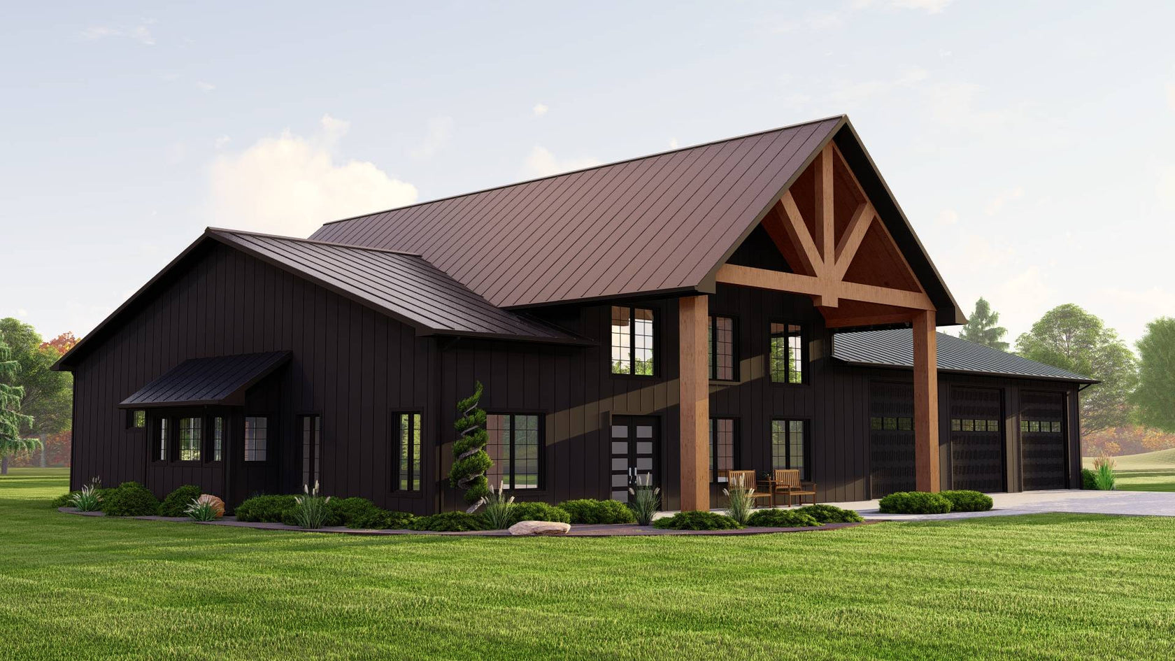 BG-20043 Sutton Barndominium House Plan – Barndominium Plans