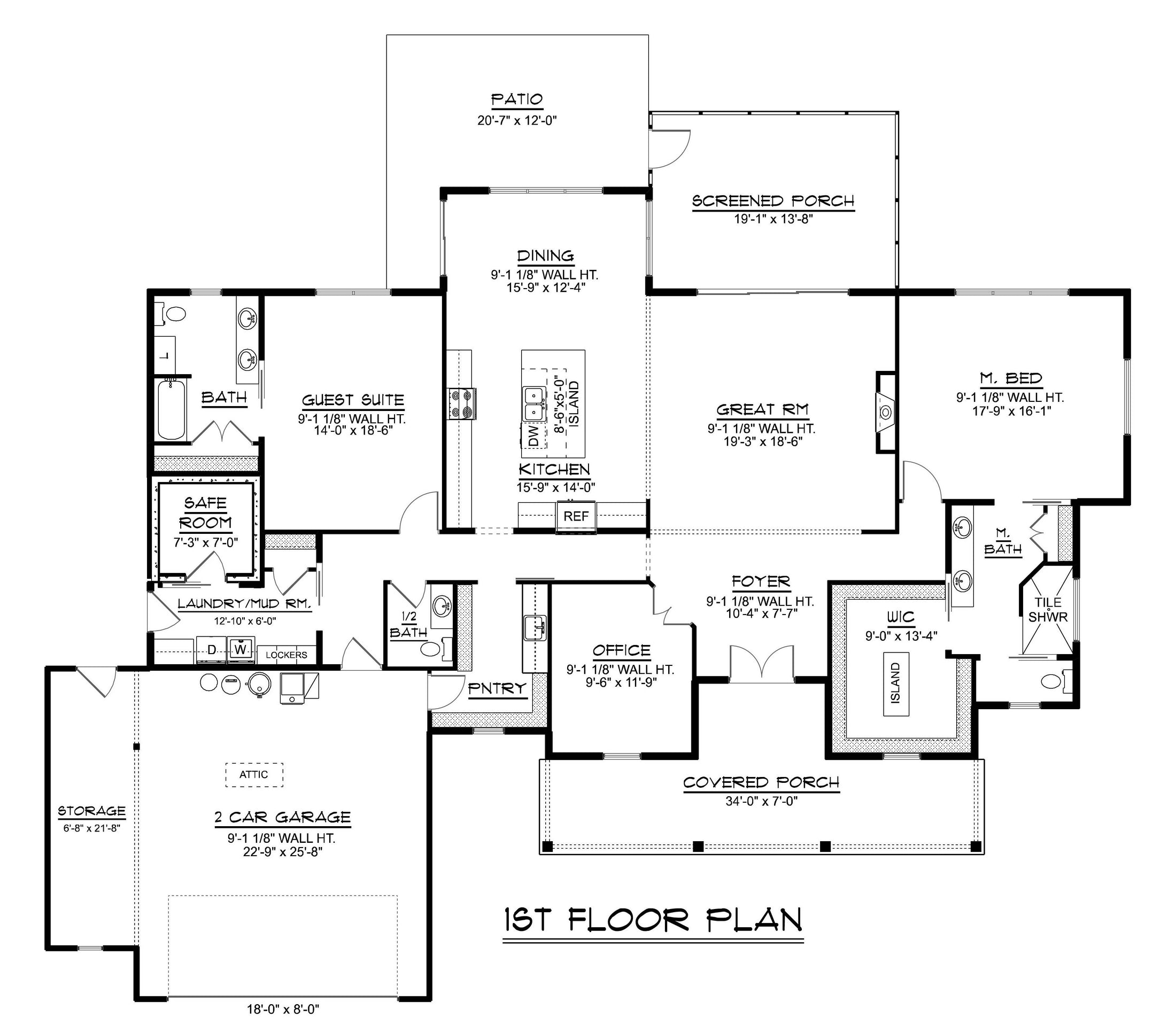 BG-20064 Easton Barndominium House Plan – Barndominium Plans