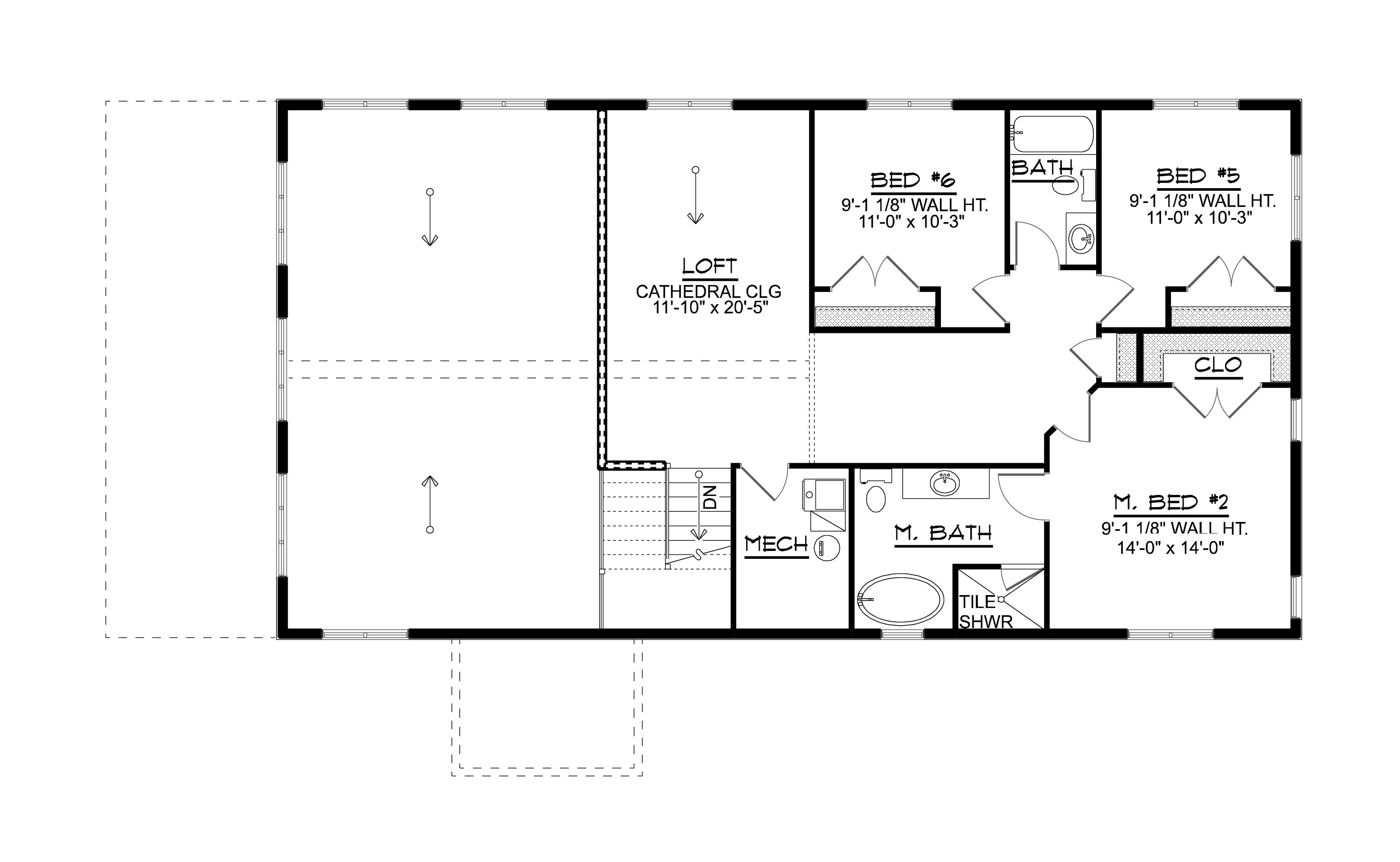 BG-20099 Garrison Barndominium House Plan – Barndominium Plans