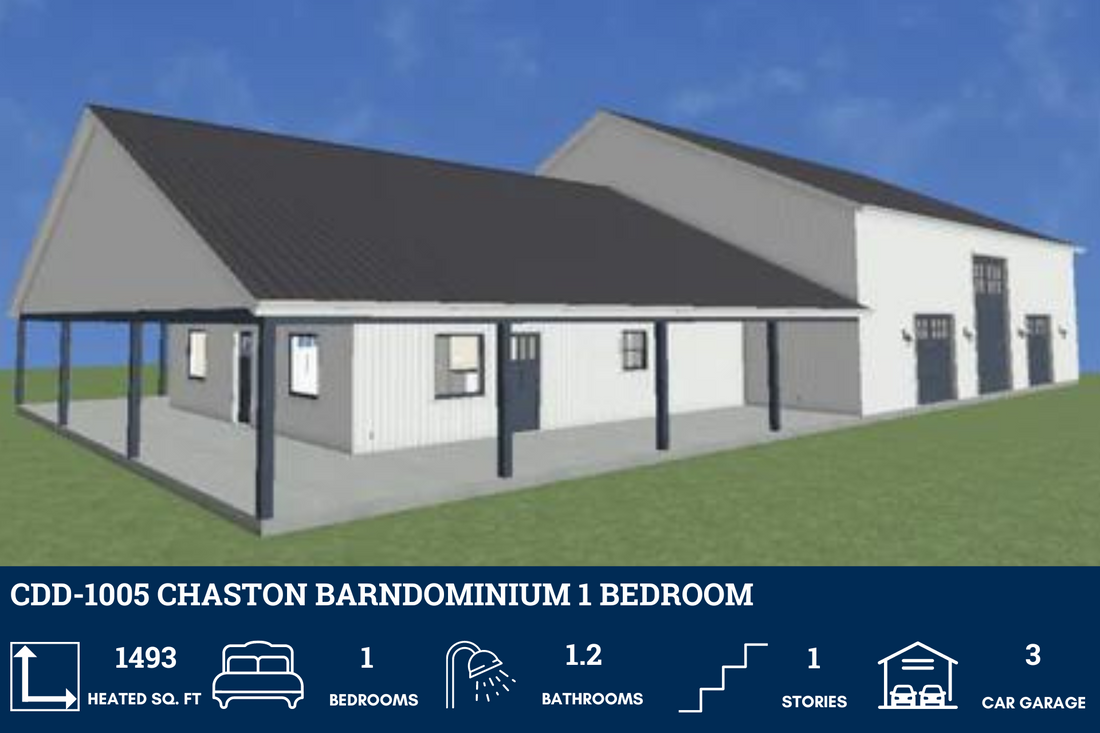 CDD-1005 Chaston Barndominium House Plans – Barndominium Plans