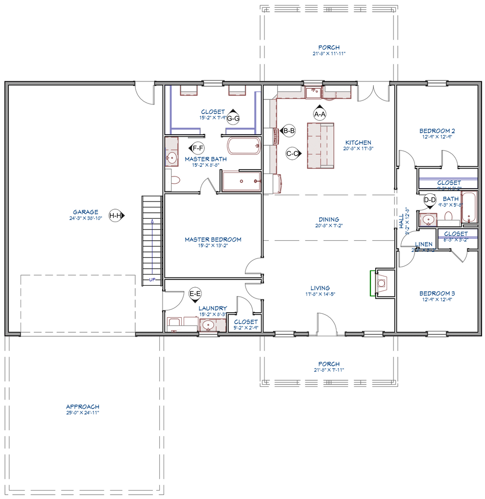 LP-3202 Phoenix Barndominium House Plan – Barndominium Plans