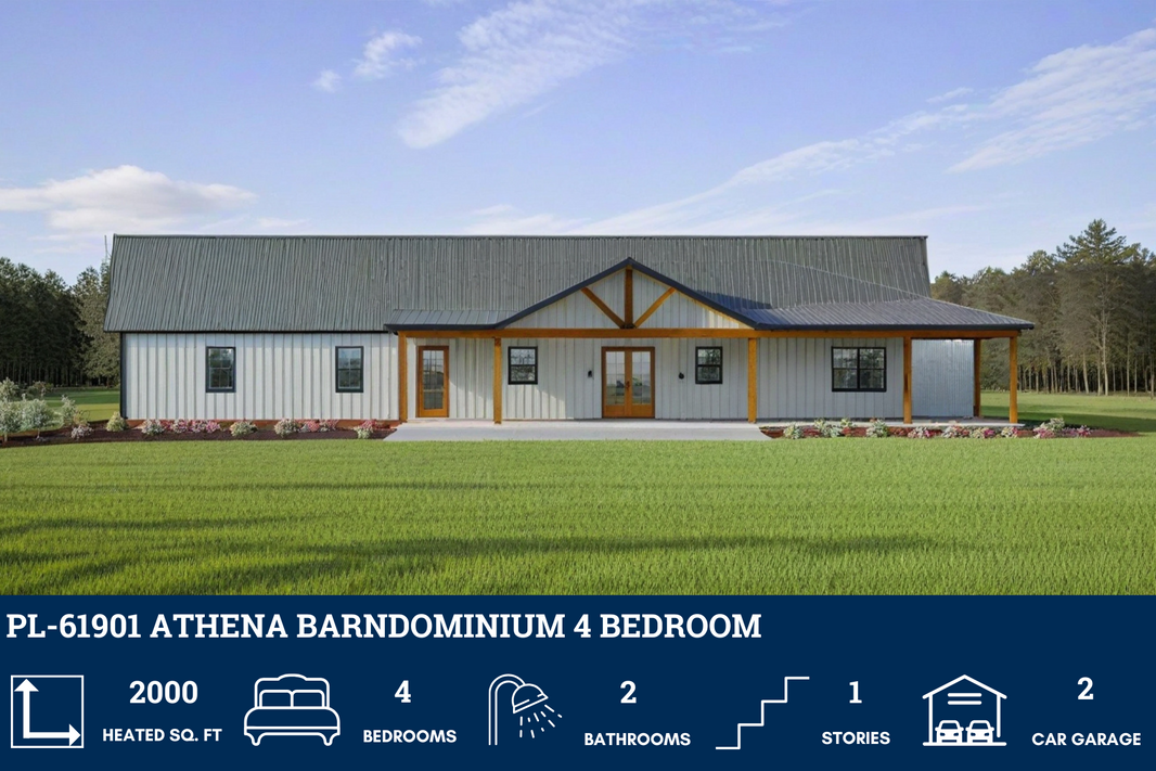Barndominium House Plans with Wraparound Porch – Barndominium Plans