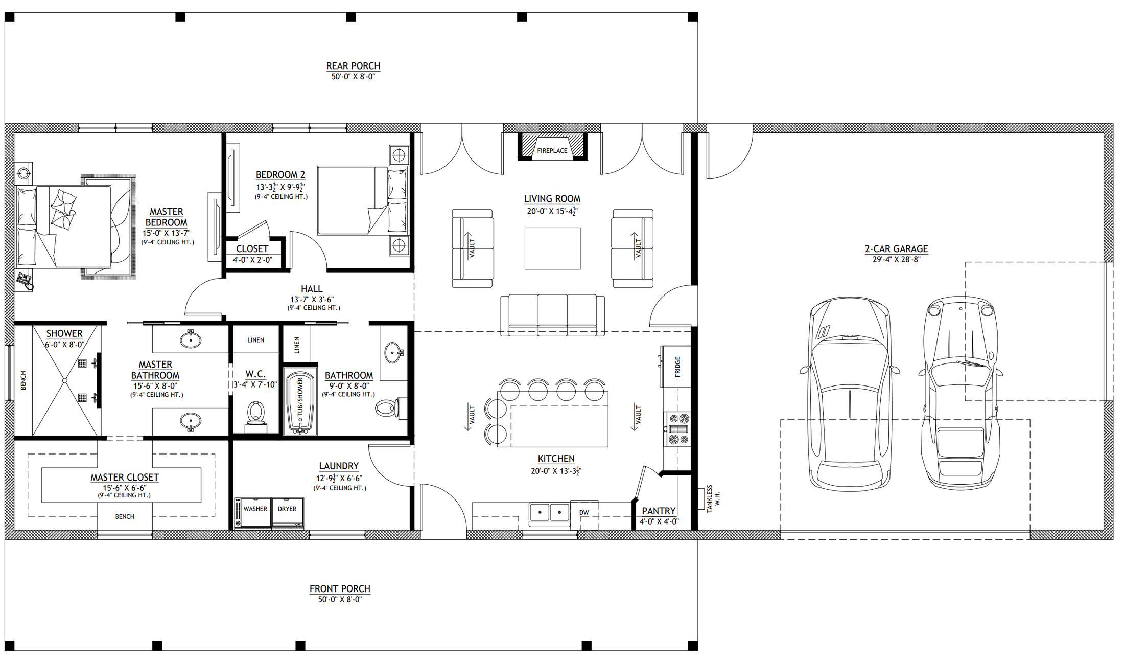 PL-64017 Pecan Barndominium House Plan – Barndominium Plans