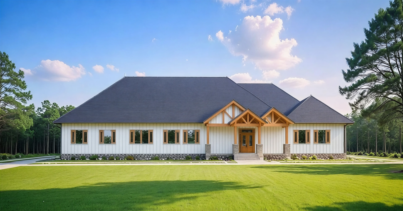 SV-30014 Sarah Custom Home Plan – Barndominium Plans