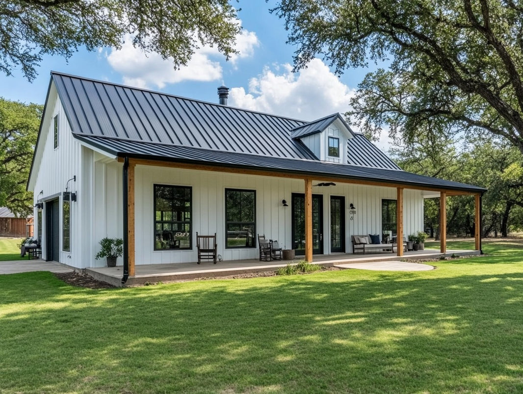 Lakefront Barndominium Plans