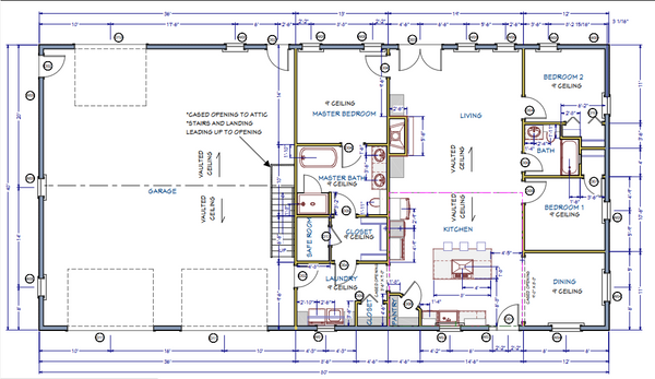 LP-1010 Rockledge Barndominium House Plans – Barndominium Plans