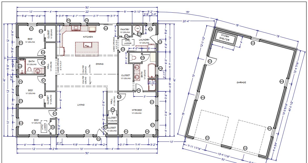LP-1006 Hazel Barndominium House Plans – Barndominium Plans LP-1006 Hazel Barndominium House Plans – Barndominium Plans